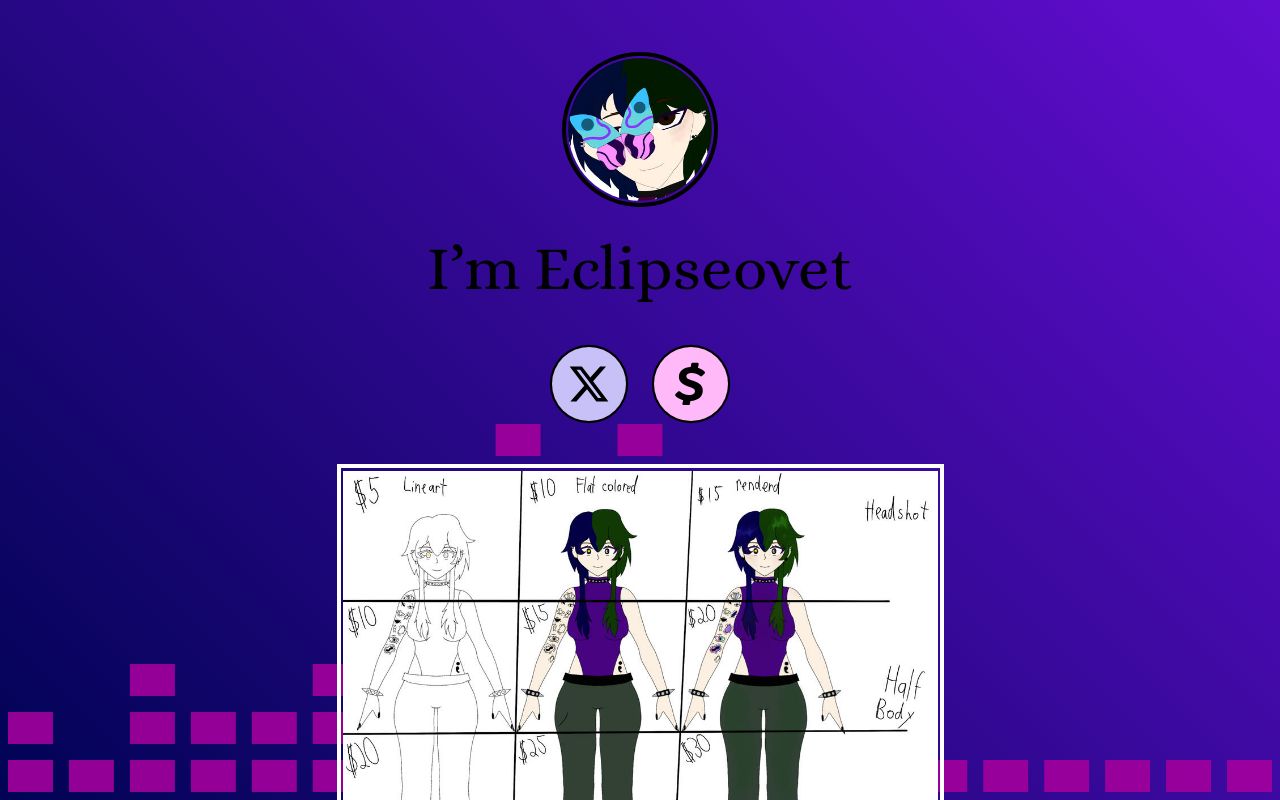 Eclipseovet commissions card